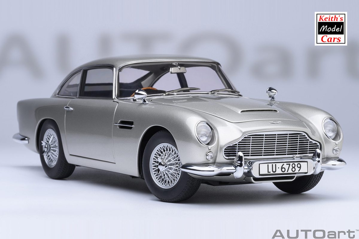 1:18 Scale AUTOart Models Aston Matin DB5 in Silver - "James Bond ...