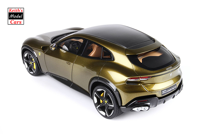 1:18 Scale BBR Models Ferrari Purosangue in Verde Volterra (P18219VOL ...